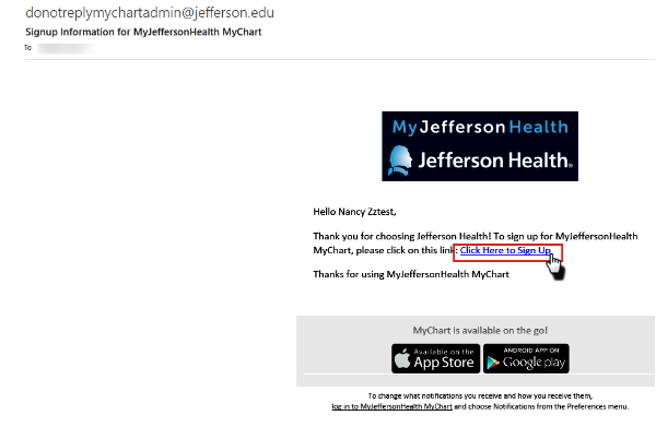 Sign Up for MyJeffersonHealth | Jefferson Health
