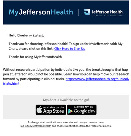 MyJeffersonHealth - Sign Up for MyJeffersonHealth | Jefferson Health