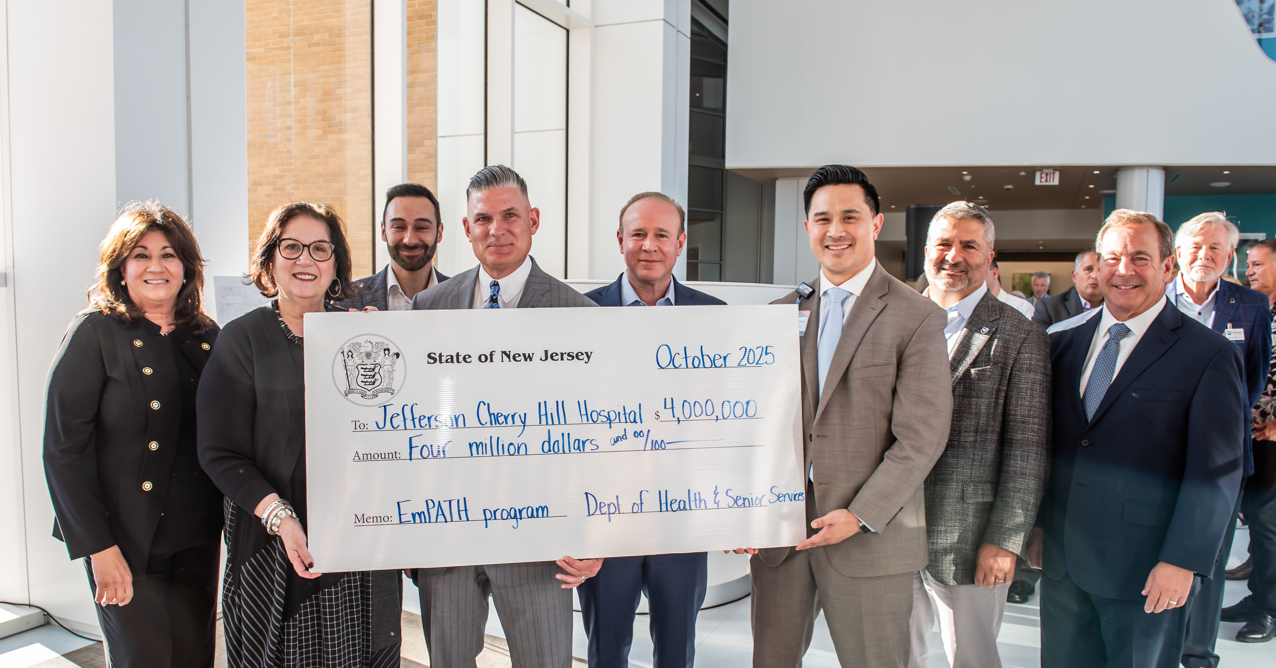 Jefferson Cherry Hill Hospital Awarded $4 Million to Address Mental ...