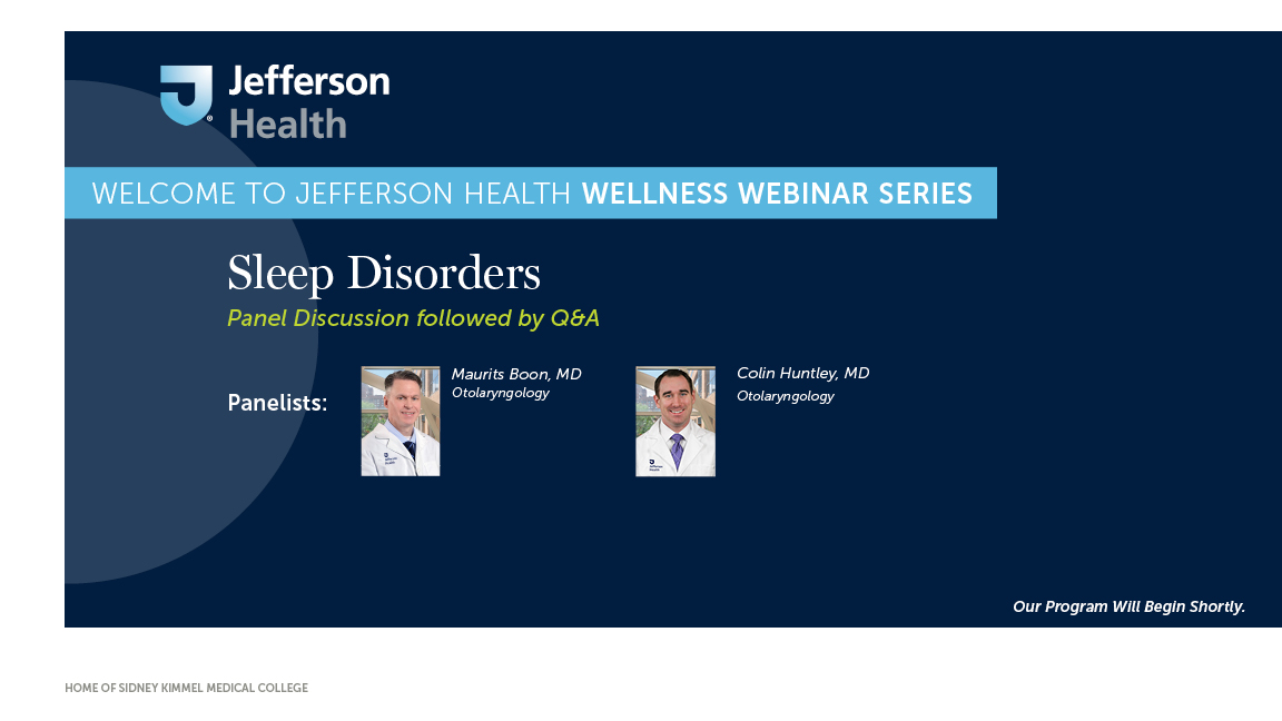 Sleep Medicine | Jefferson Health
