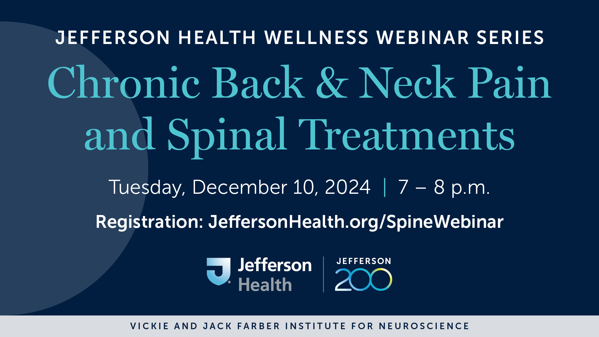 Back & Neck Pain | Jefferson Health