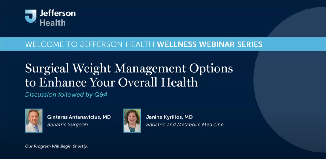 Comprehensive Weight Management | Jefferson Health